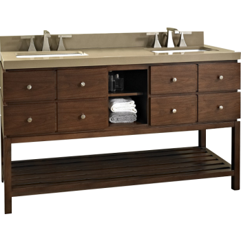 Fairmont Designs 111-VH6021D Windwood 60-1/2" Double Bowl Vanity ...