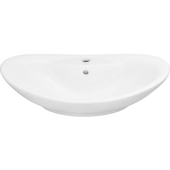 Ronbow 200223-WH Ellipse Vessel Sink | QualityBath.com