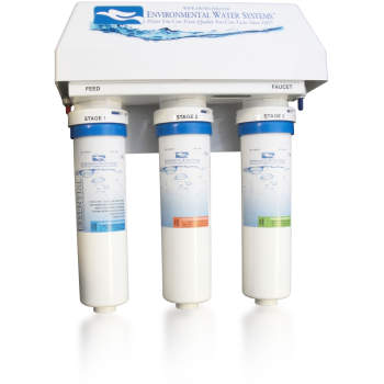 EWS DWS Essential 3-Stage Drinking Water Filtration System At The Sink ...
