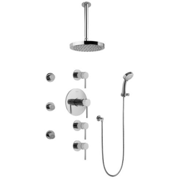 Graff GB1.231A Contemporary Thermostatic Trim For Shower Set With Body ...