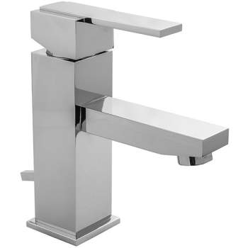 Jaclo 3377-736 Cubix Single Hole Faucet With Standard Drain ...