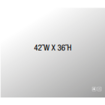 Madeli IM-IM4236-23 Image Ii Illuminated Slique Mirror | QualityBath.com