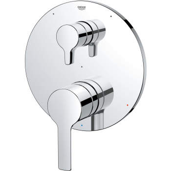 Grohe 29424 Lineare Pressure Balance Valve Trim With 3-Way Diverter ...