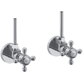 Watermark 321-MAS2-SWA-SEL Stratford Lavatory Angle Stop Kit -1/2" Ips ...