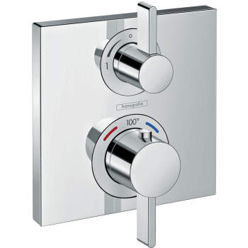 Hansgrohe 15712 Ecostat Square Thermostatic Trim With Volume Control ...