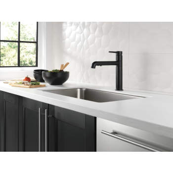 Delta 4159-DST Trinsic Single Handle Pull-Out Kitchen Faucet ...