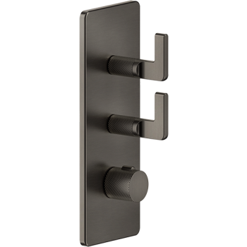 Gessi 58204 Inciso Thermostatic Trim With 2 Volume Controls ...