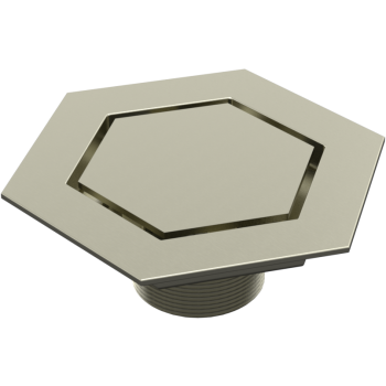 Serenity BCS.502 Hex Shower Drain Trim | QualityBath.com
