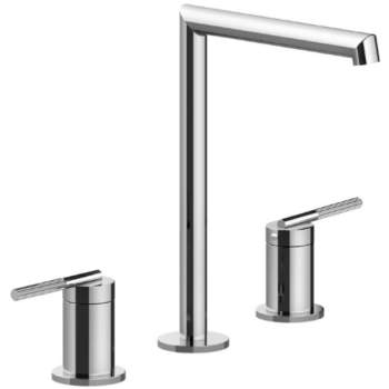 Gessi 63553 Ingranaggio Widespread Washbasin Mixer | QualityBath.com