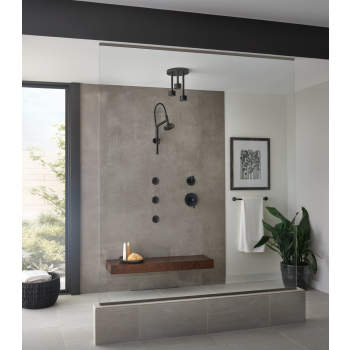 Brizo 81892-BL Essential Shower Series Linear Round Slide Bar Shower ...