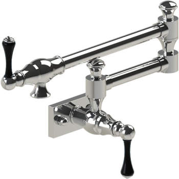 Rubinet 8EFM Flemish Wall Mount Pot Filler | QualityBath.com