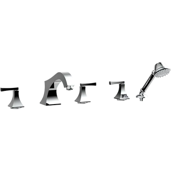 Santec 9255ED Edo Trim For Roman Tub Filler With Handshower ...