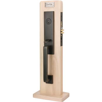 Emtek 3347.Lever Mormont Monolithic Mortise Entry Set With Interior ...