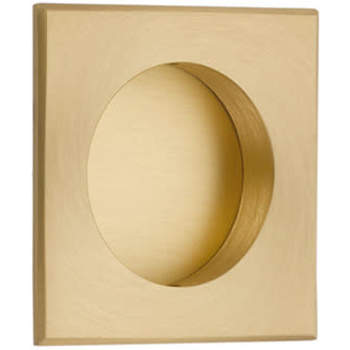 Emtek 2213 Square Flush Pull | QualityBath.com