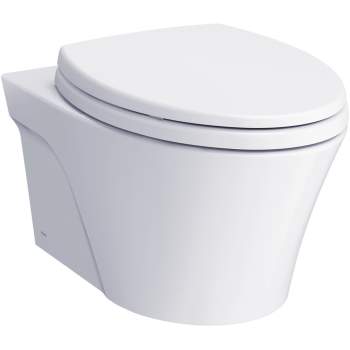 Toto CWT426CMFG#WH Ap Wall-Hung Dual-Flush Toilet, With Duofit In-Wall ...