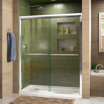 DreamLine DL 6952 Duet 60 Shower Door And Base Kit QualityBath