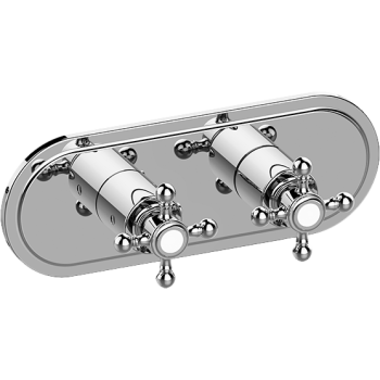 Graff G-8086H M-Series Valve Horizontal Trim With Two Handles ...