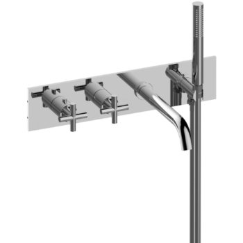 Graff GM7.690H M.E. Wall-Mounted M-Series Thermostatic System - Tub ...