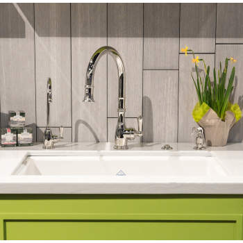 Rohl UM3018WH 30" Single Bowl Undermount Fireclay Kitchen Sink ...