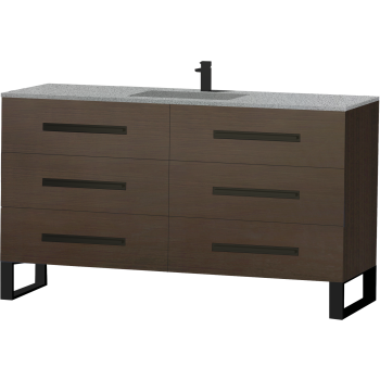 Madeli B830-60C-001-LC Icon 59-5/8" Vanity With C-Base | QualityBath.com