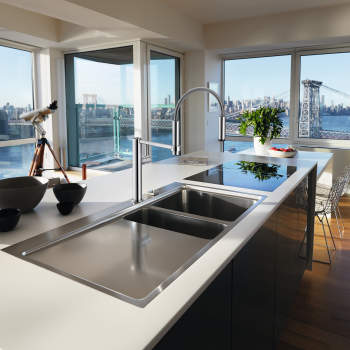 Franke PES-360 Pescara Pull Down Kitchen Faucet | QualityBath.com