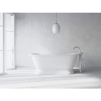 Dado Quartz 10SW108 Liberty Freestanding Soaker Tub | QualityBath.com