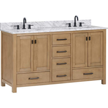 Avanity MODERO-VS61-OA Modero 61" Double Vanity With Top | QualityBath.com