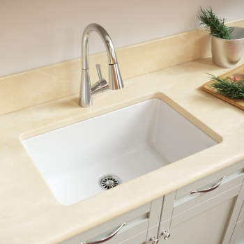 Barclay KS30-WH Pierina 29-1/2" Fireclay Sink | QualityBath.com