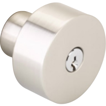 Emtek 5123ROU Round Key In Knob With Modern Rectangular Rosette ...