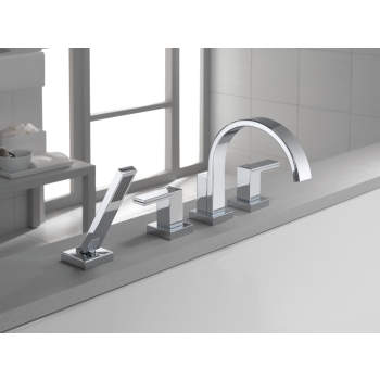 Brizo T67480 Siderna Trim For Roman Tub Filler With Handshower ...