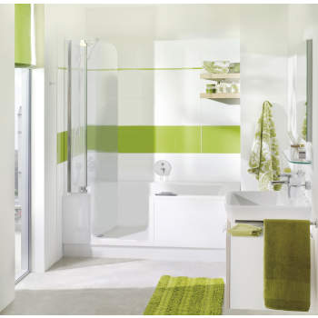 Acryline TL60 Twinline Bathtub And Showering Unit-Ready To Tile Alcove ...
