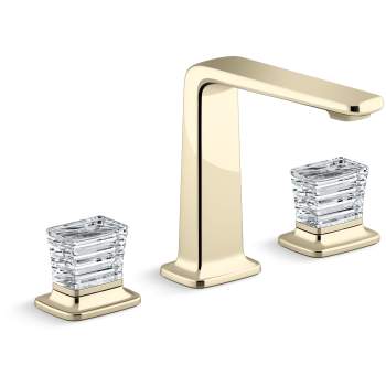Kallista P29383-CC-AF Per Se Lavatory Faucet With Clear Crystal Knob ...