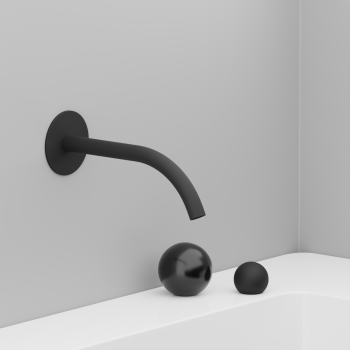 Baril B35-8100-00L-KKEK-120 Marie Wall-Mounted Lavatory Faucet With ...