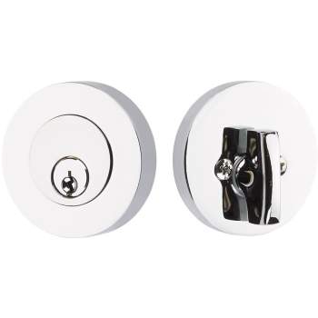 Emtek 8423 Modern Disc Single Cylinder Keyed Entry Deadbolt ...